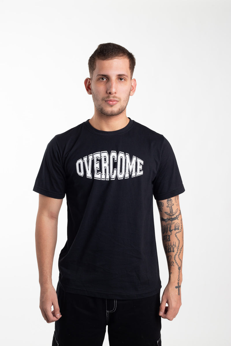 Camiseta Overcome College Preta/Branca-001 – Overcome ClothingStore